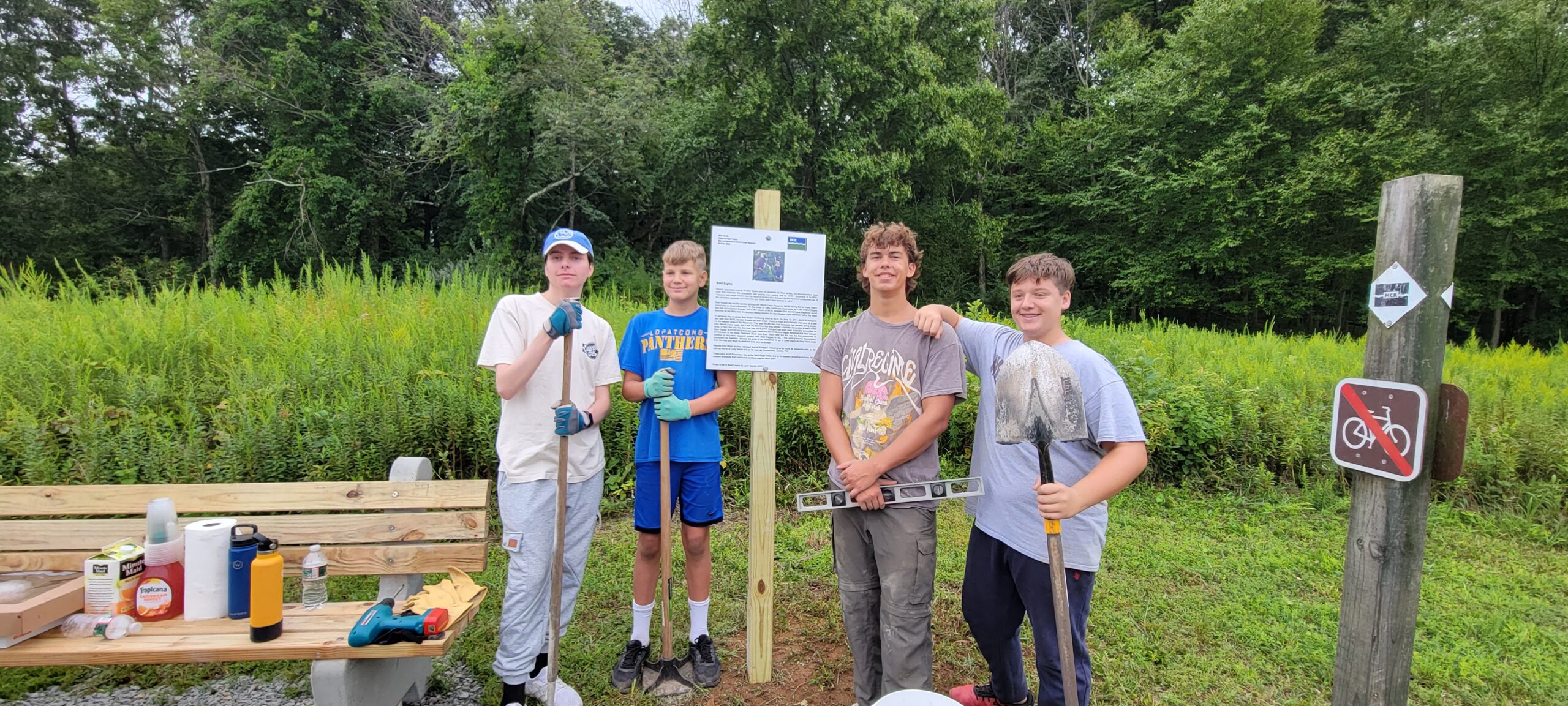 Eagle Scout Helps with Eagle Viewing at MCR - Merrill Creek Reservoir